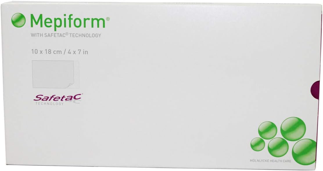Amazon.com: Mepiform Scar Reduction Dressing 4x7inch 10x18cm 5/pk From ...