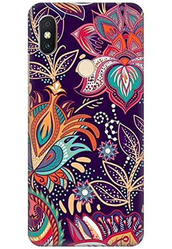 AMEZ Abstract Floral Indian Print Printed Back Cover Phone Case for ...
