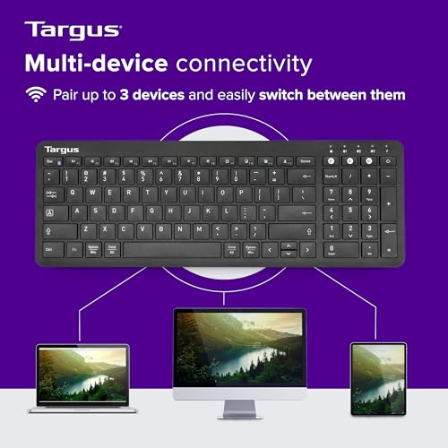 Targus Midsize Multi-Device Bluetooth Keyboard - Compatible with Chrome ...