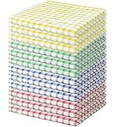 Amazon.com: Nialnant 8 Pcs Kitchen Dish Rags,100% Cotton Soft Absorbent ...