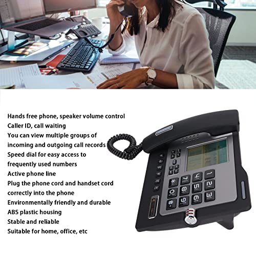 Tenpac Corded Landline Telephone ,Lcd Screen Landline Phone With Large ...