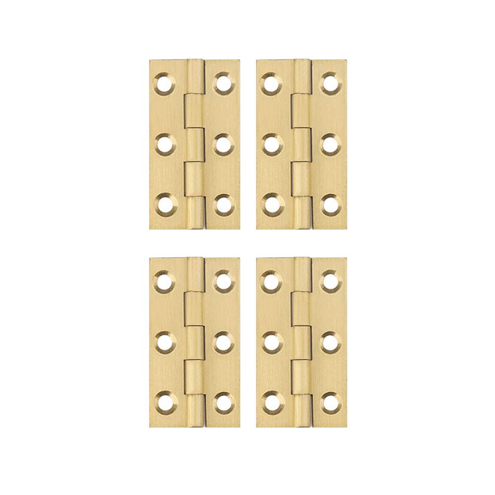 YOFASEN Brass Hinges - Copper Folding Butt Hinges Small Cabinet Hinge ...