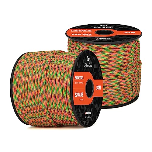 Abma Cord Paracord 620 lbs 4mm 9 Strands 100% Nylon 30M – Starburst ...
