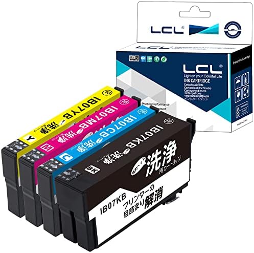 Amazon.co.jp: LCL プリンター 洗浄液 IB07 IB07CL4A IB07CL4B IB07KB IB07CB IB07MB IB07YB (4色セット) 【プリンターの ...