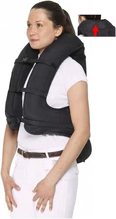 Amazon.com: Generic Equestrian Airbag Vest Adult Riding Jacket 0.2s ...