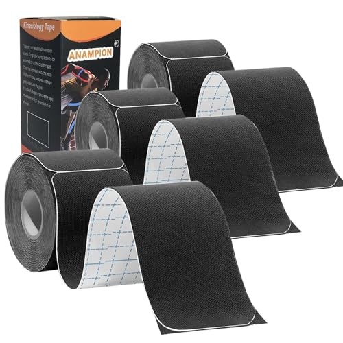 Kinesiology Tape Pro Athletic Sports (3 Rolls,60 Precut Strips ...