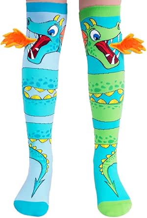 Amazon.com: MADMIA Dragon Socks, Amazing Knee-High Socks with Plush ...