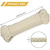 Natural Braided Cotton Clothes Lines Clotheslines and Pulley Lines ...