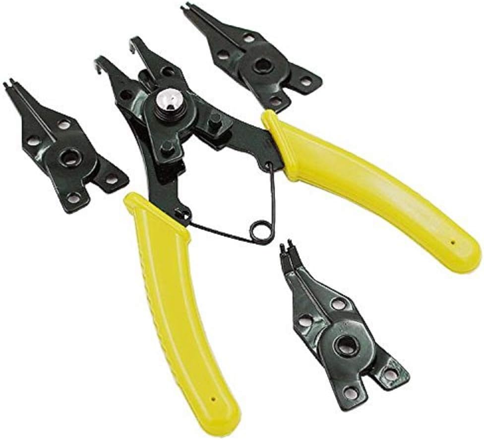 GOSONO Retaining Ring Pliers 4 IN 1 Multifunctional Auto-lock Snap Ring ...