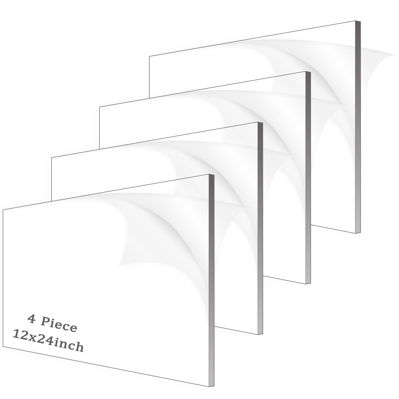 Snapklik.com : ADTDA Clear Acrylic Sheet Plexiglass, 1/4" Thick