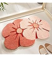 Amazon.com: mamrug Cute Cherry Bath Mat,Non Slip Soft Fluffy and ...