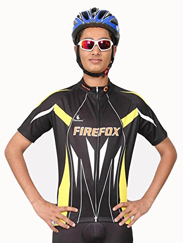 TRIUMPH Firefox Bicycle Clothing Jersey, Black, Sizes : Amazon.in ...