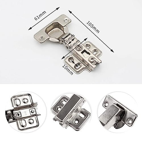 4 Pcs Kitchen Cupboard Hinges, Cabinet Hinges, Door Hinges Cupboard ...