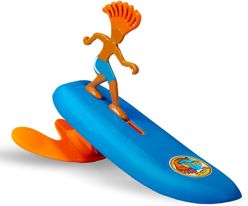Surfer Dudes Classics Wave Powered Mini-Surfer and Surfboard Toy ...