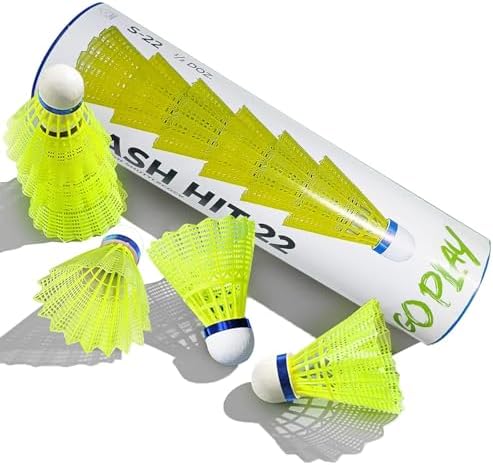 Strauss Smash Hit-22 Nylon Shuttlecock (Pack of 6) | Stable Flight ...