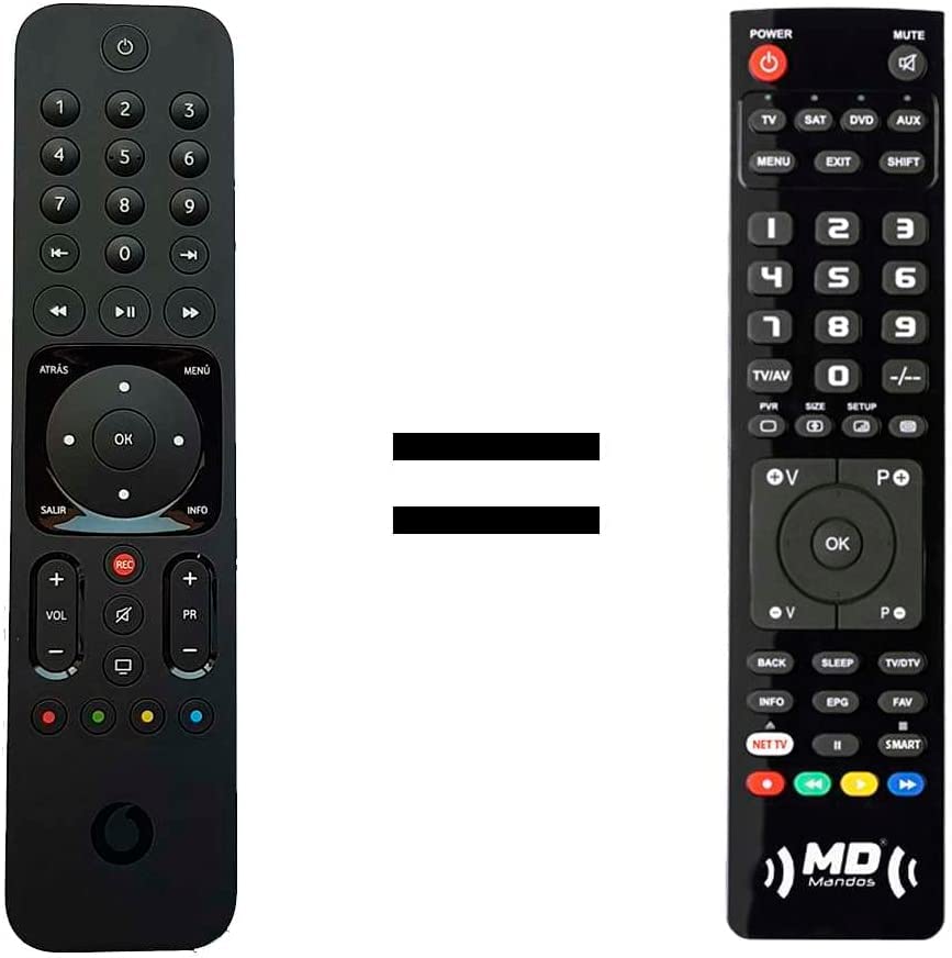 Funda mando Vodafone TV: protege y personaliza tu control remoto - UDOE