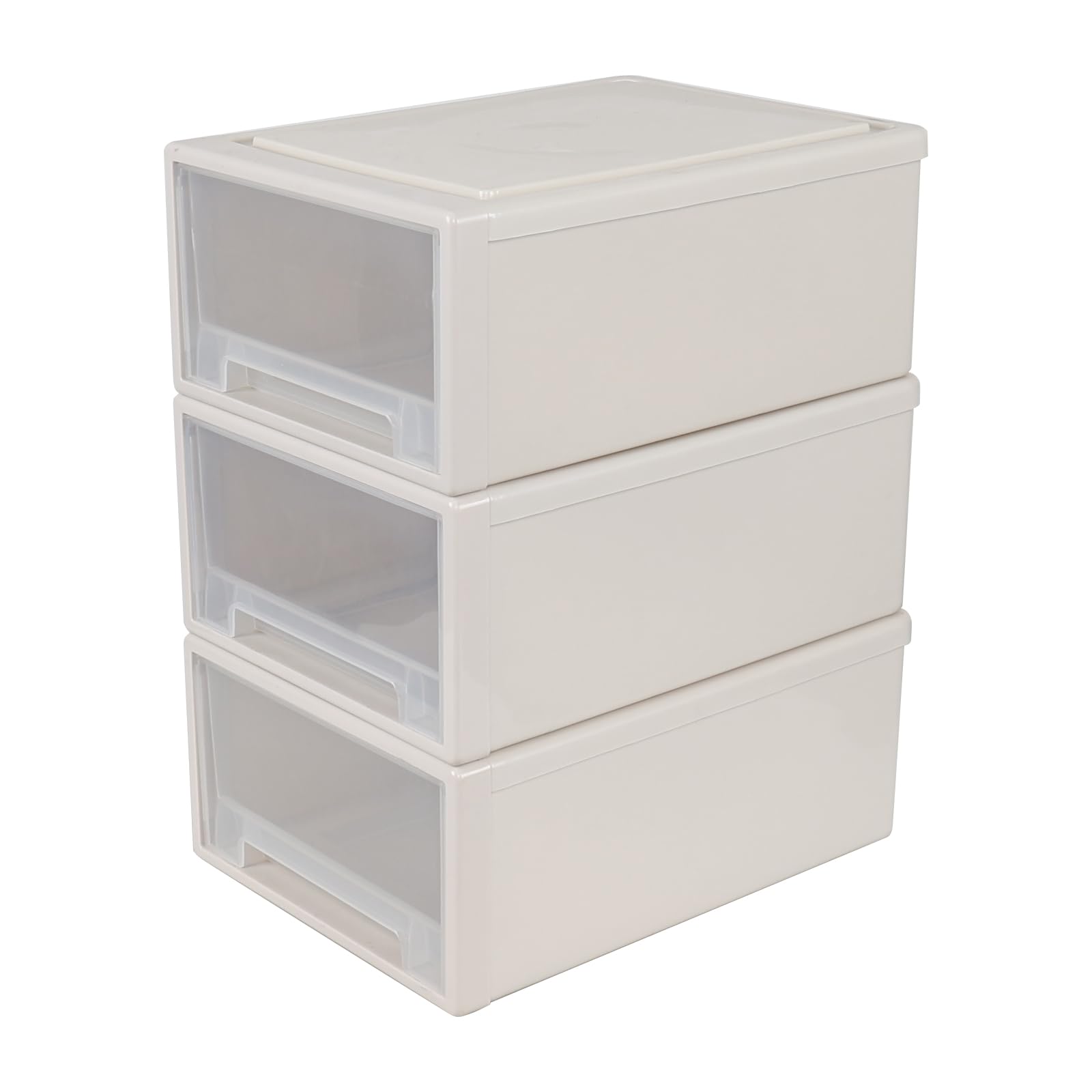 Amazon.com: Neadas 18 Quart Plastic Compact Stacking Storage Drawers ...