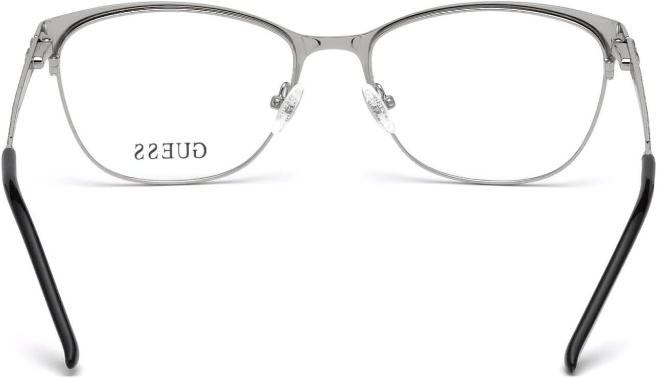 Amazon.com: Guess GU2583 Eyeglass Frames - Black Frame, 55 mm Lens ...