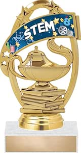 Amazon.com: Academic Excellence Trophies - 5" STEM Trophy Award with ...