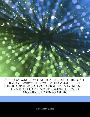 Amazon | Articles on Subud Members by Nationality, Including: Siti ...