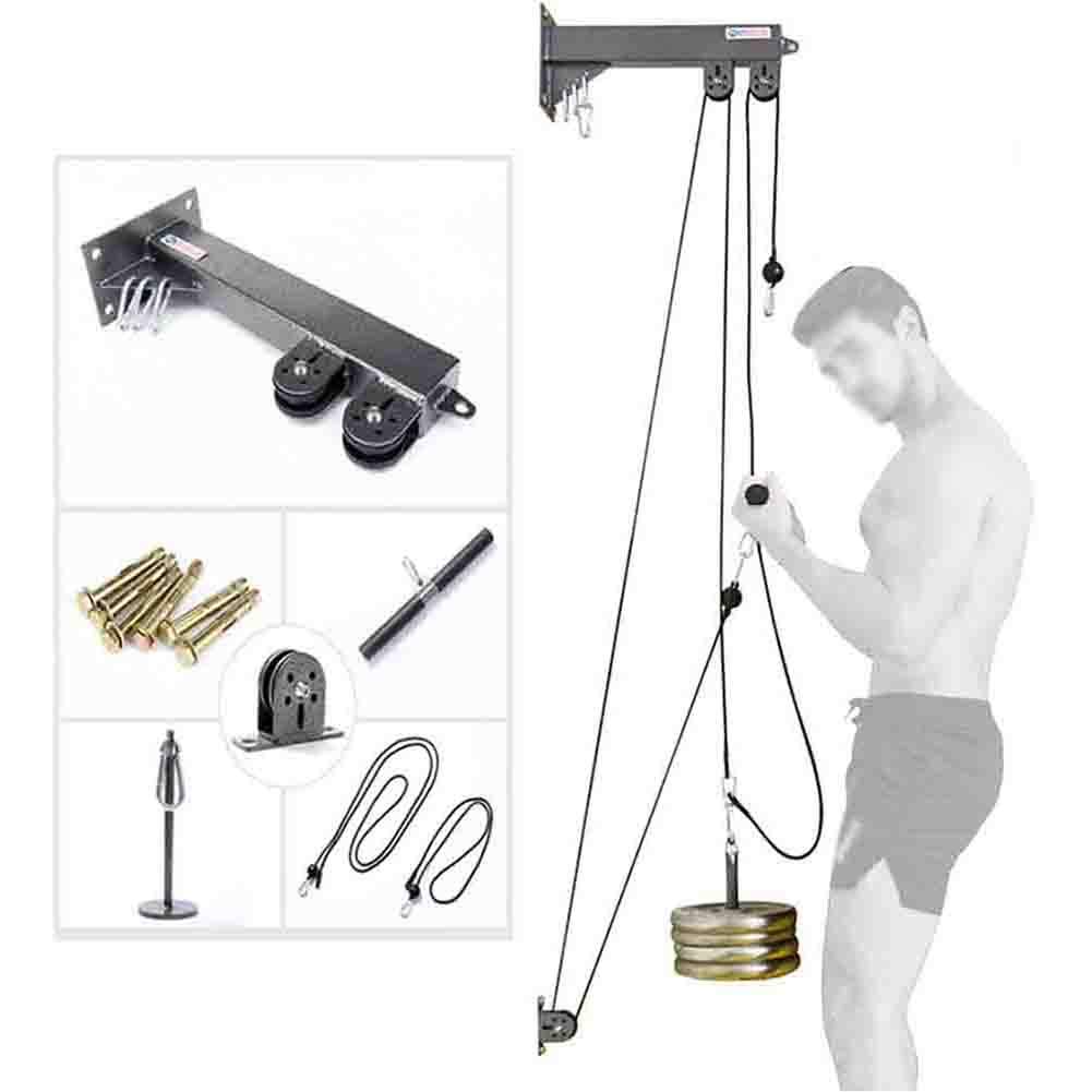 Wall Mounted Cable Pulley System Mounted System With Loading Pin ...