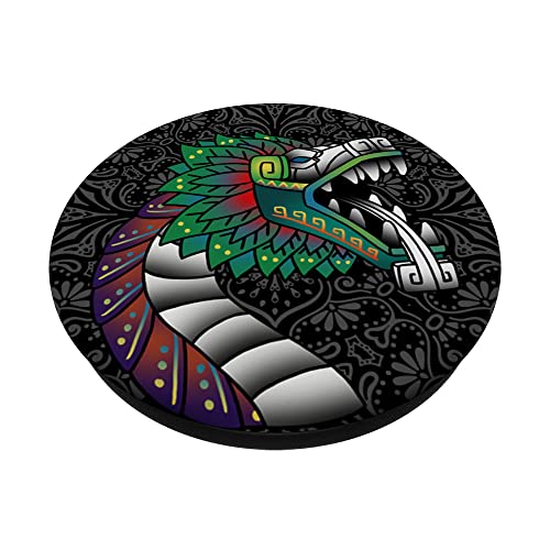 Quetzalcoatl Ancient Aztec Feathered Serpent Mayan Inca PopSockets ...