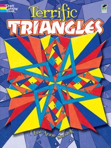 Amazon | Terrific Triangles (Dover Design Coloring Books) | Snozek, Lee ...
