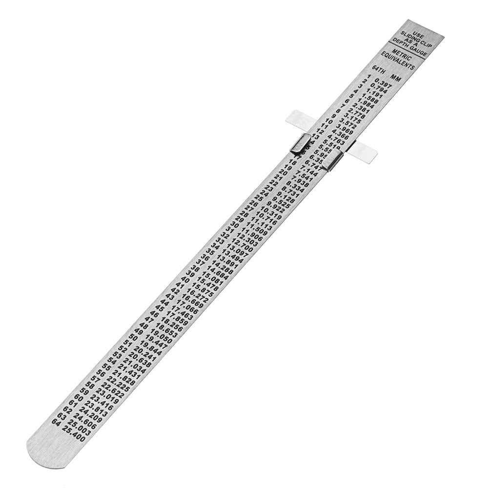 Portable Measuring Tool Pocket Ruler Stainless Steel 6 Inch With ...