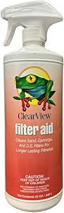 Amazon.com : Clearview Filter Aid 32 Oz OREQ | CVLFAQT12 (1) : Patio ...