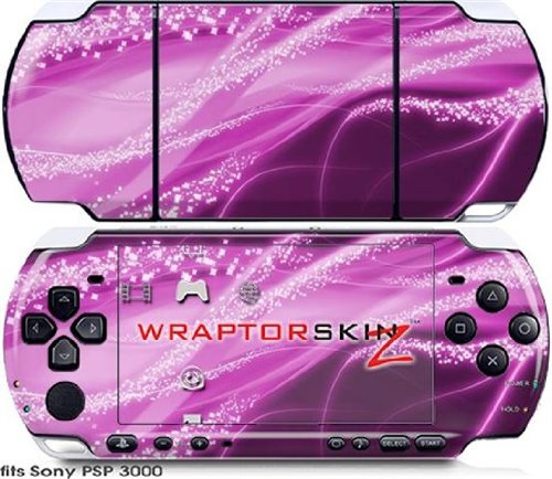Amazon.com: Sony PSP 3000 Decal Style Skin - Mystic Vortex Hot Pink ...