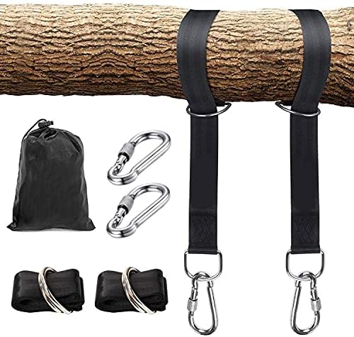Tenbrachian 4 Sets Tree Swing Straps Hanging Kit Straps, 30cm x 25mm ...