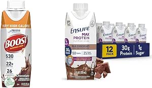 Amazon.com: Boost Very High Calorie Chocolate Nutritional Drink 530 ...