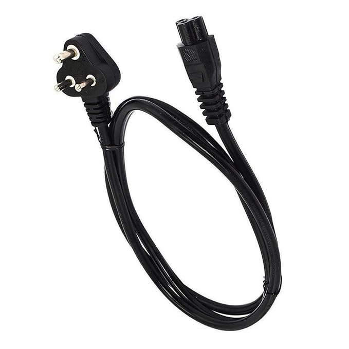 Bestor Essentials Laptop Power Cable Cord- 3 Pin Clover Power Connector ...