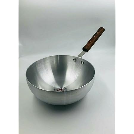 Mastercook Aluminium Deep Biryani Pan with Wooden Handle 26cm (No.3 ...