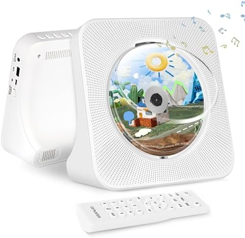 Amazon.com: MICOCIOUS Bluetooth Portable Home CD Music Player with ...