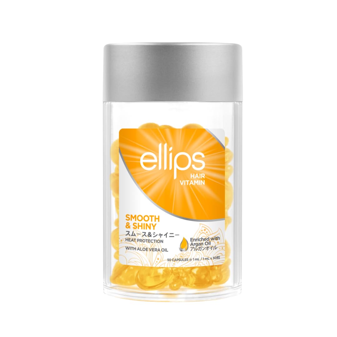Amazon.com: Ellips Hair Vitamin Smooth & Shiny - 50 Capsules, Heat ...