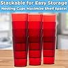Amazon.com: Restaurant Grade, BPA-Free 12oz Red Plastic Cups 6pk. Super ...