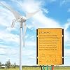 PIKASOLA Wind Turbine Charge Controller Mini Wind Turbine Generator ...