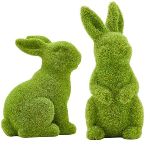 Amazon.com: GatheringRain Easter Bunny Decorative Ornament Garden ...