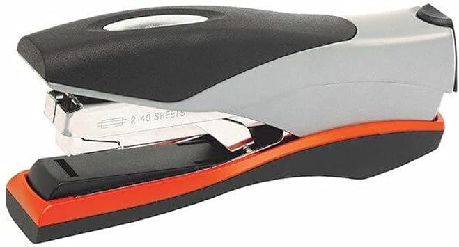 Rexel Optima 40 Low Force Stapler, 40 Sheet Capacity, Flat Clinch ...