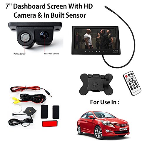 Volga Car 2 in 1 HD Night Vision Camera With Radar Sensor And 7 Inch HD ...