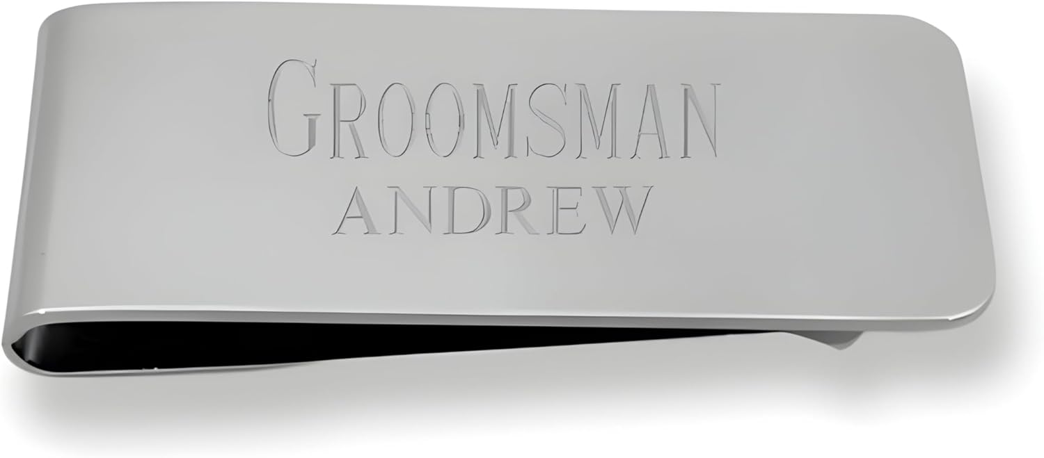 Cunill Personalized Money Clip, Silverplate Classic Money Clip ...