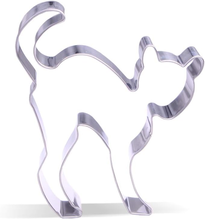 Cookie Cutters, 5 Pcs Cute Cat Shape Cookie Cutter Stainless Steel ...
