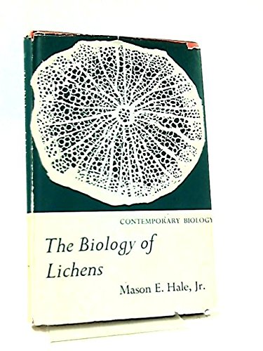 The Biology of Lichens (Contemporary Biology): Hale, Mason E., Jr ...