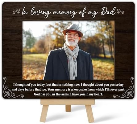 Amazon.com - Fahdatzh Memorial Picture Frame, In Loving Memory Picture ...