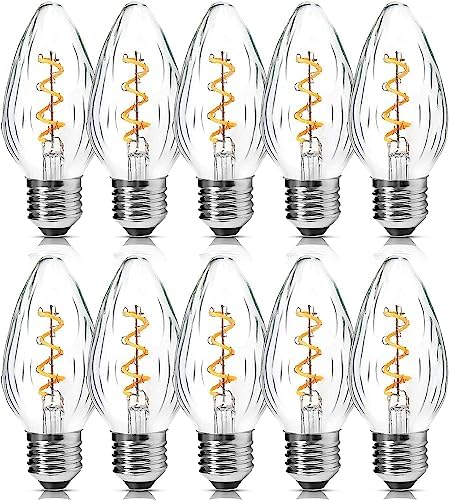 Akynite C35 E27 LED Candle Bulbs Dimmable Warm White 2700K, 400LM, 4W ...