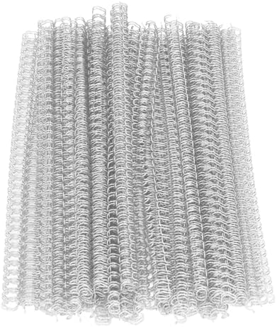 Amazon.com : Hilitand 100Pcs Spiral Binding Coils 3:1 Pitch Double Loop ...
