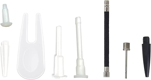 LORJE Exercise Ball Plug Replacement Kit with Needle, Nozzle, and ...
