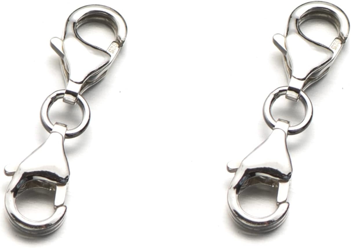 Amazon.com: SEWACC Double Lobster Clasp Extender 20Pcs Bracelet ...