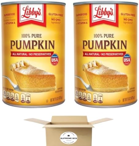 Amazon.com : Libbys Libbys 100% Pure Pumpkin, 29-Ounce Cans (Pack of 12) : Pie And Pastry ...